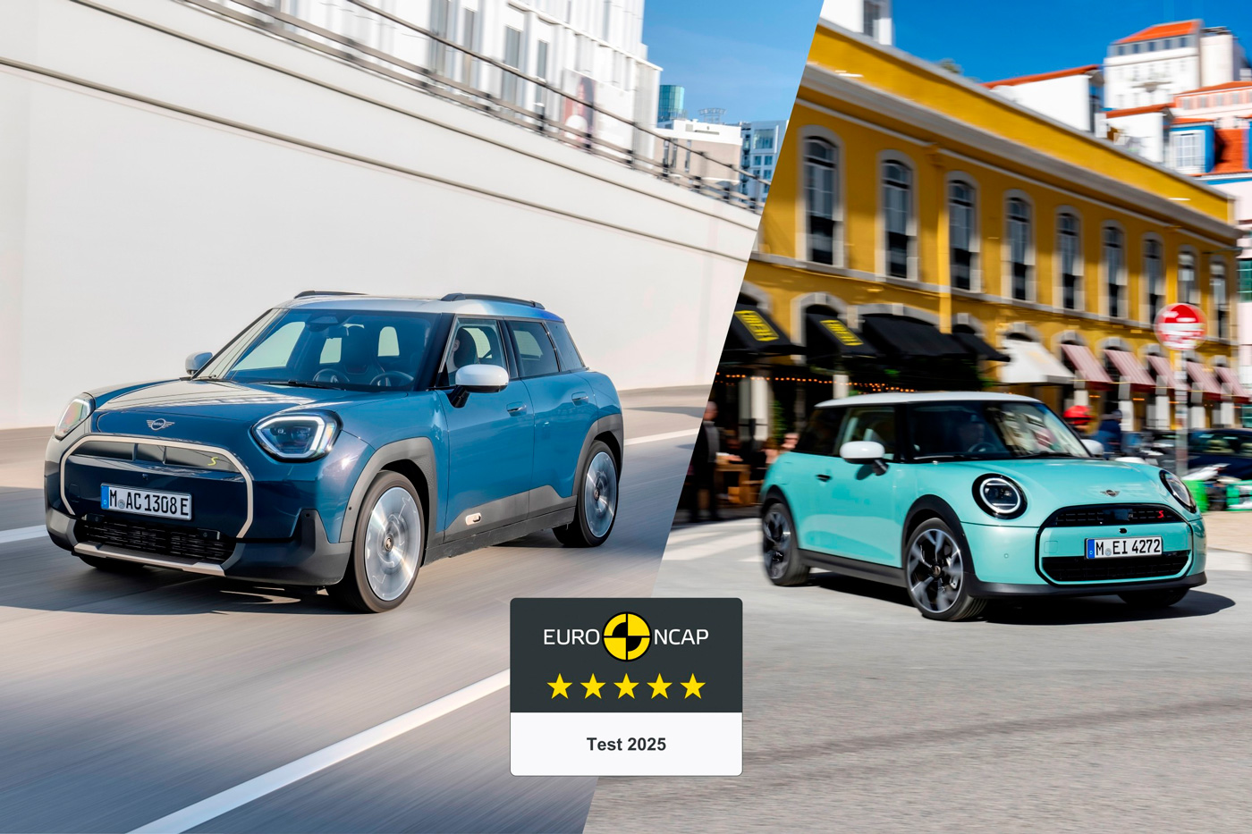 MINI Cooper y MINI Aceman obtienen cinco estrellas en pruebas Euro NCAP ...